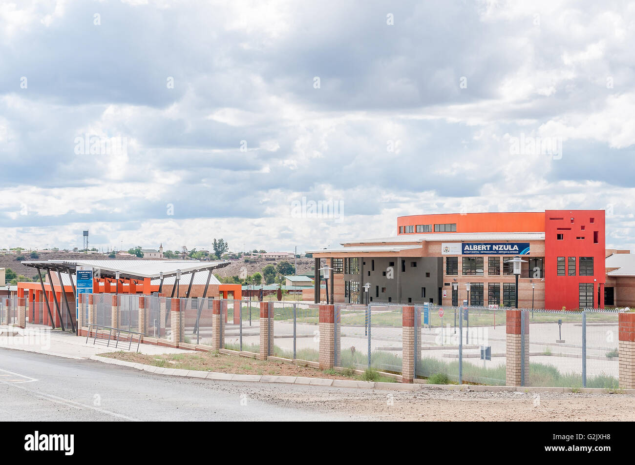 TROMPSBURG, SOUTH AFRICA - MARCH 8, 2016: A newly built hospital in ...