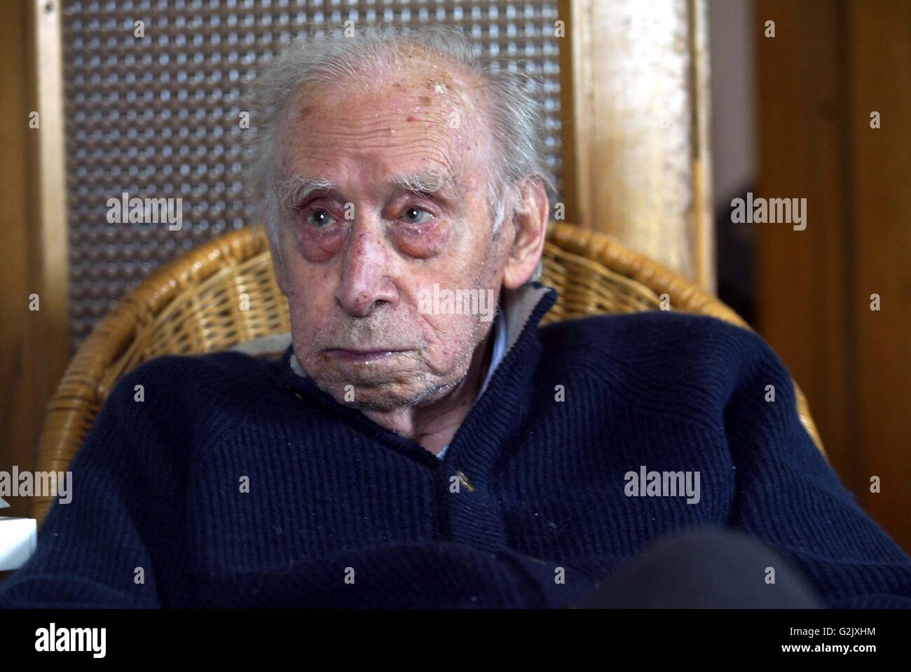 Mario Luzi was an Italian poet and writer Stock Photo - Alamy