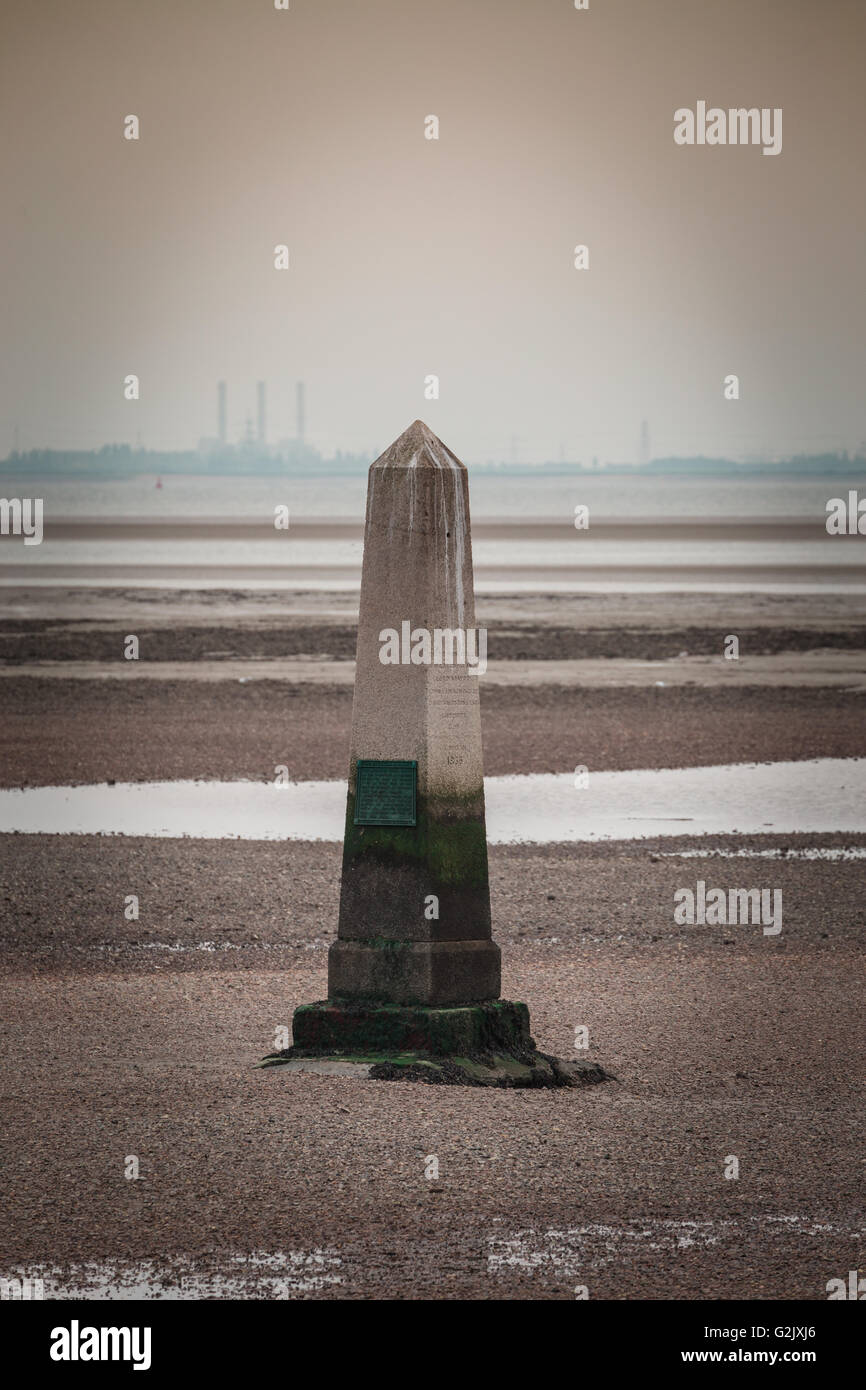 The Crowstone at Chalkwell Estuary Marking the Eastern Boundary of Port ...