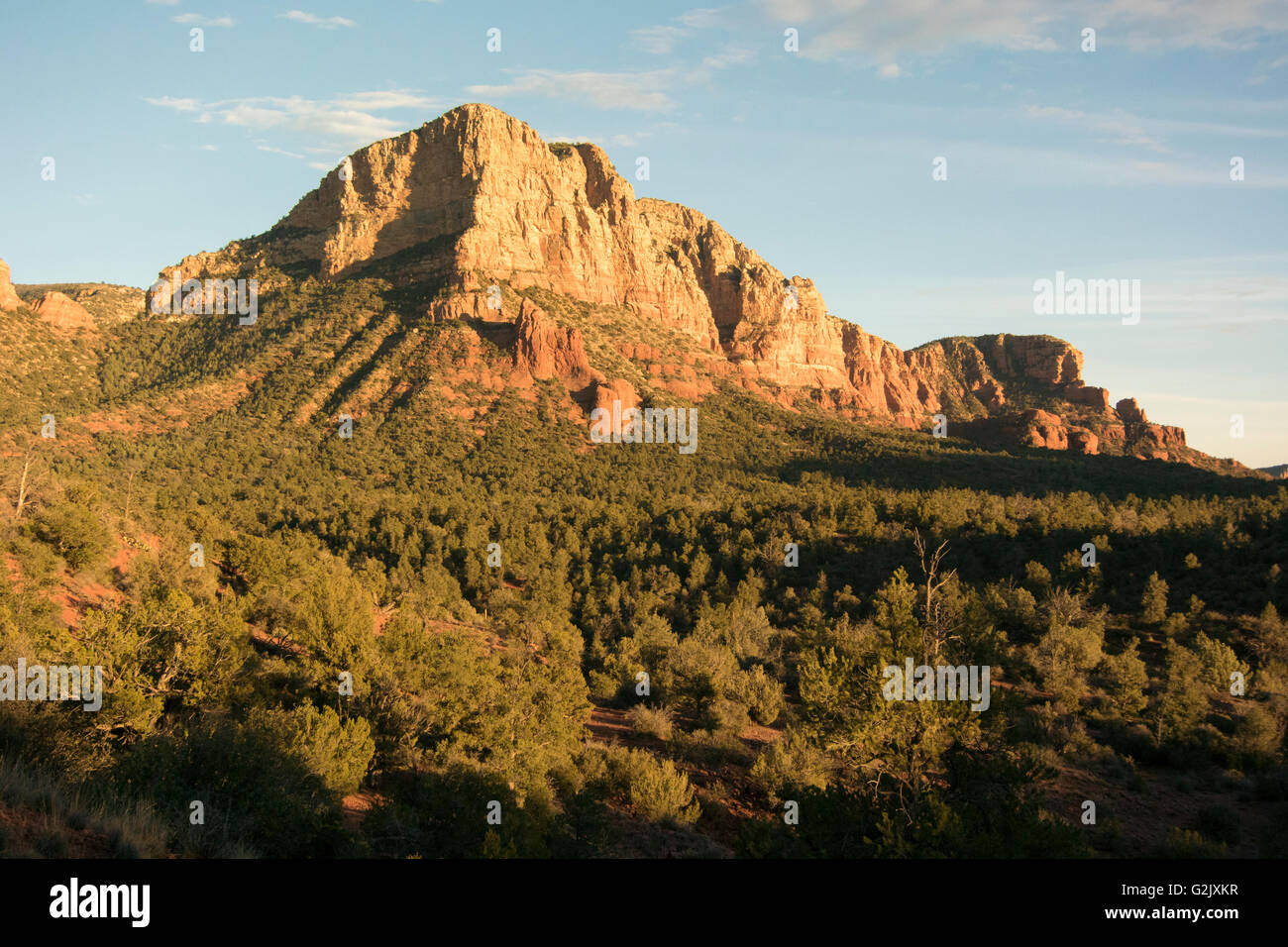 Scenic rock formation known Gibraltar Coconino National Forest Sedona ...