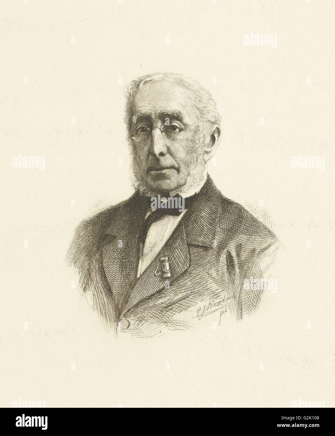 Portrait of Jacob Fox Jacobszoon, Petrus Johannes Arendzen, 1856 - 1878 ...