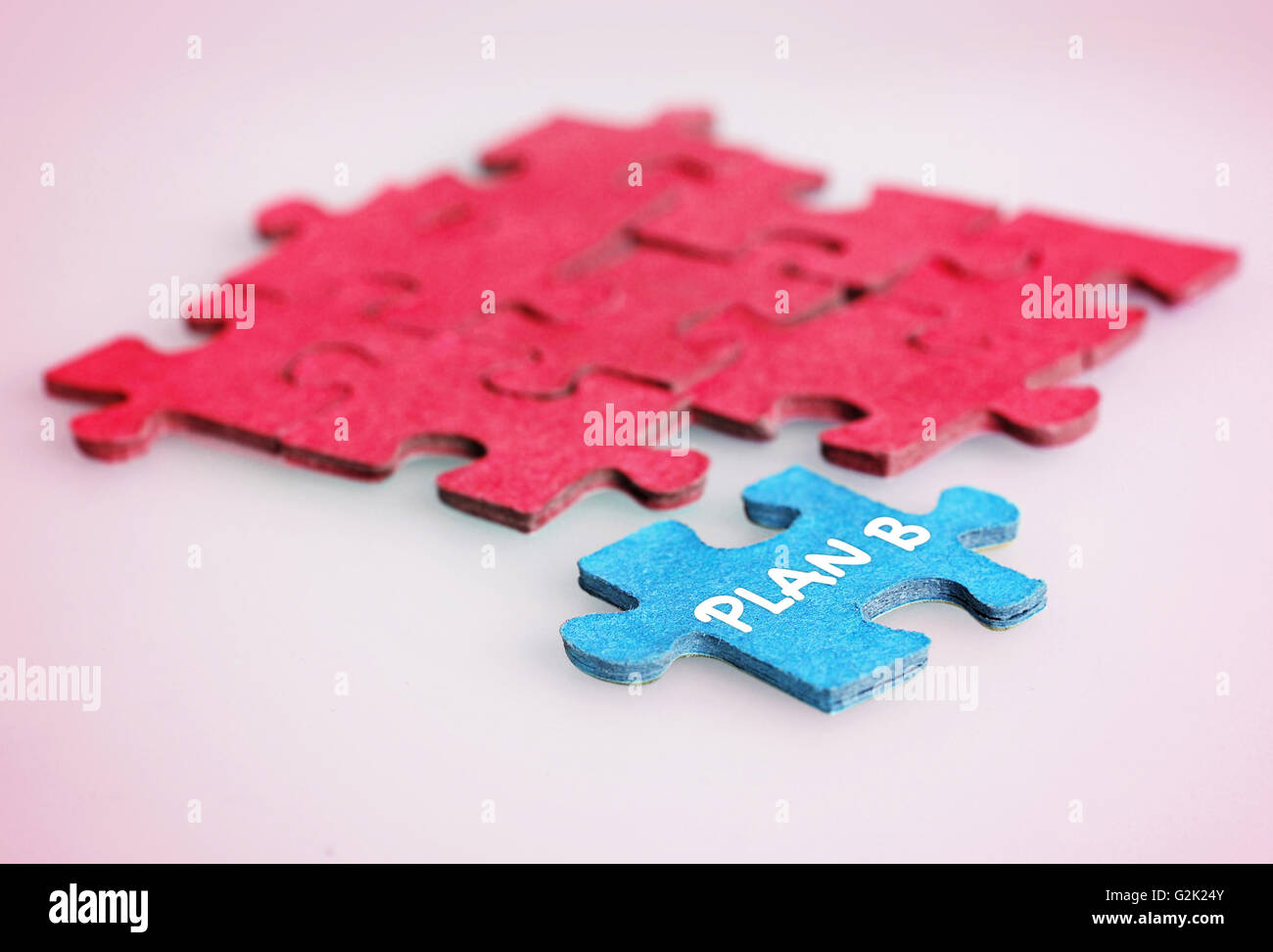 Puzzle with Plan B word piece Stock Photo - Alamy