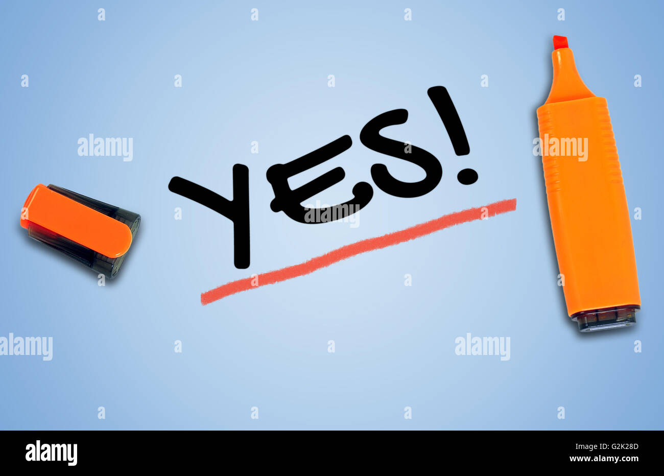 Yes single word hi-res stock photography and images - Alamy