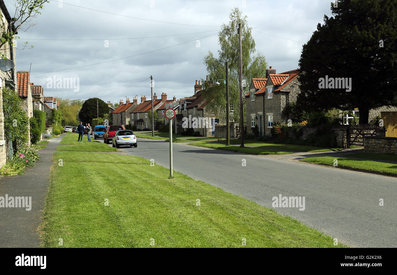 Railway Street, Slingsby, North Yorkshire, England, UK Stock Photo - Alamy