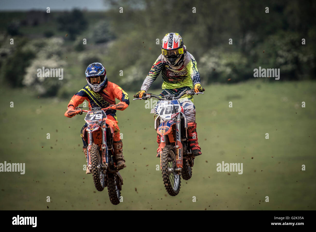 Motorcross riders at cheddar moto park Stock Photo - Alamy