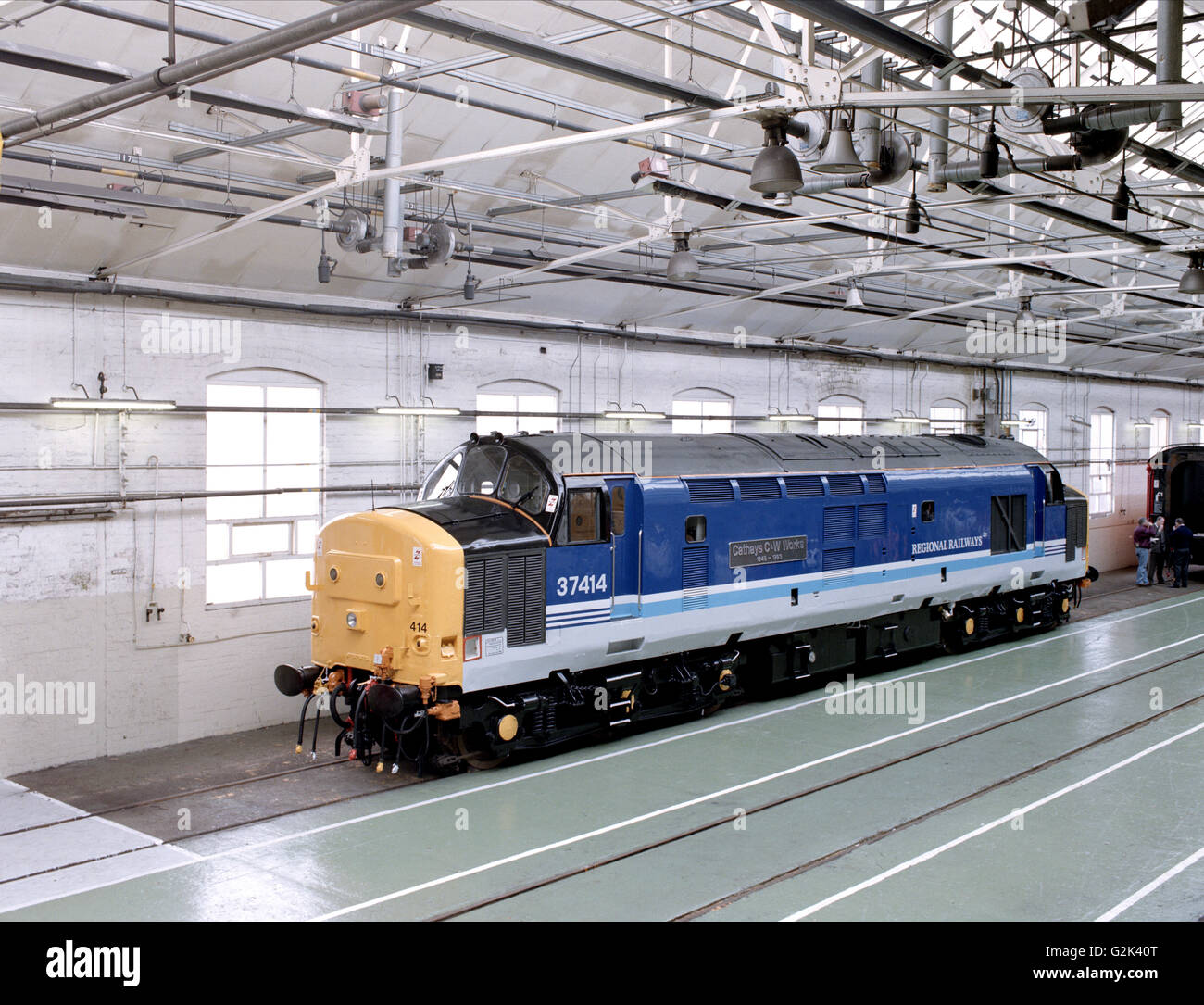 Type 37 Diesel-Electric Locomotive Stock Photo - Alamy