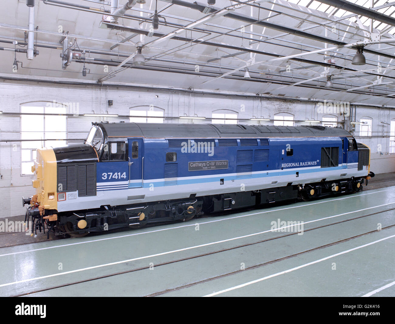 Type 37 Diesel-Electric Locomotive Stock Photo - Alamy