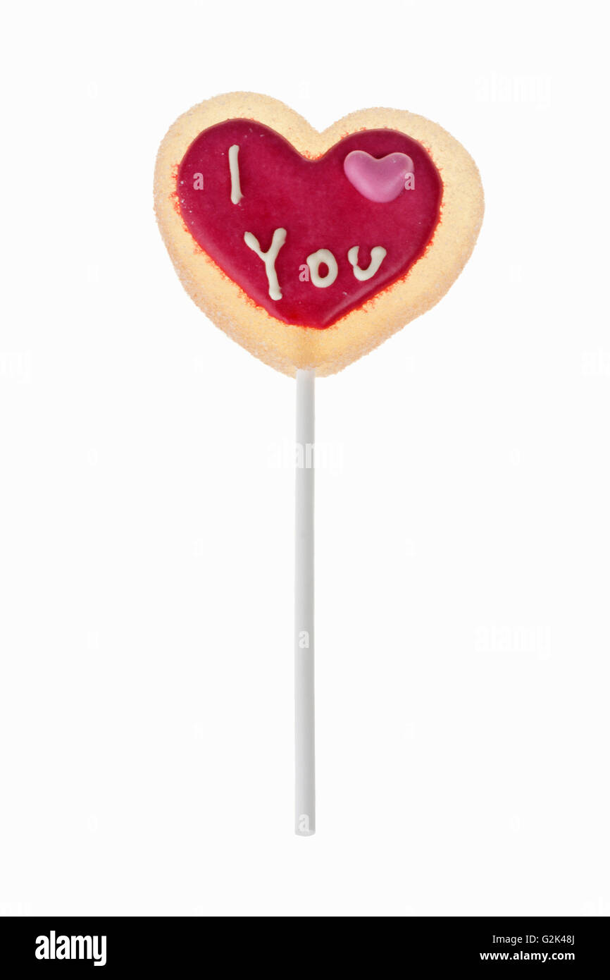 Sweet lollipop in shape Cut Out Stock Images & Pictures - Alamy