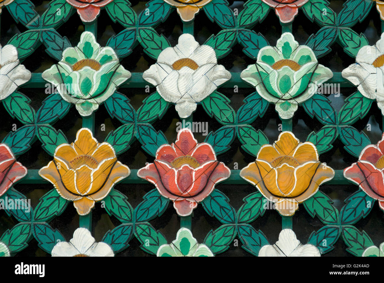 Traditional Korean window frame Stock Photo - Alamy