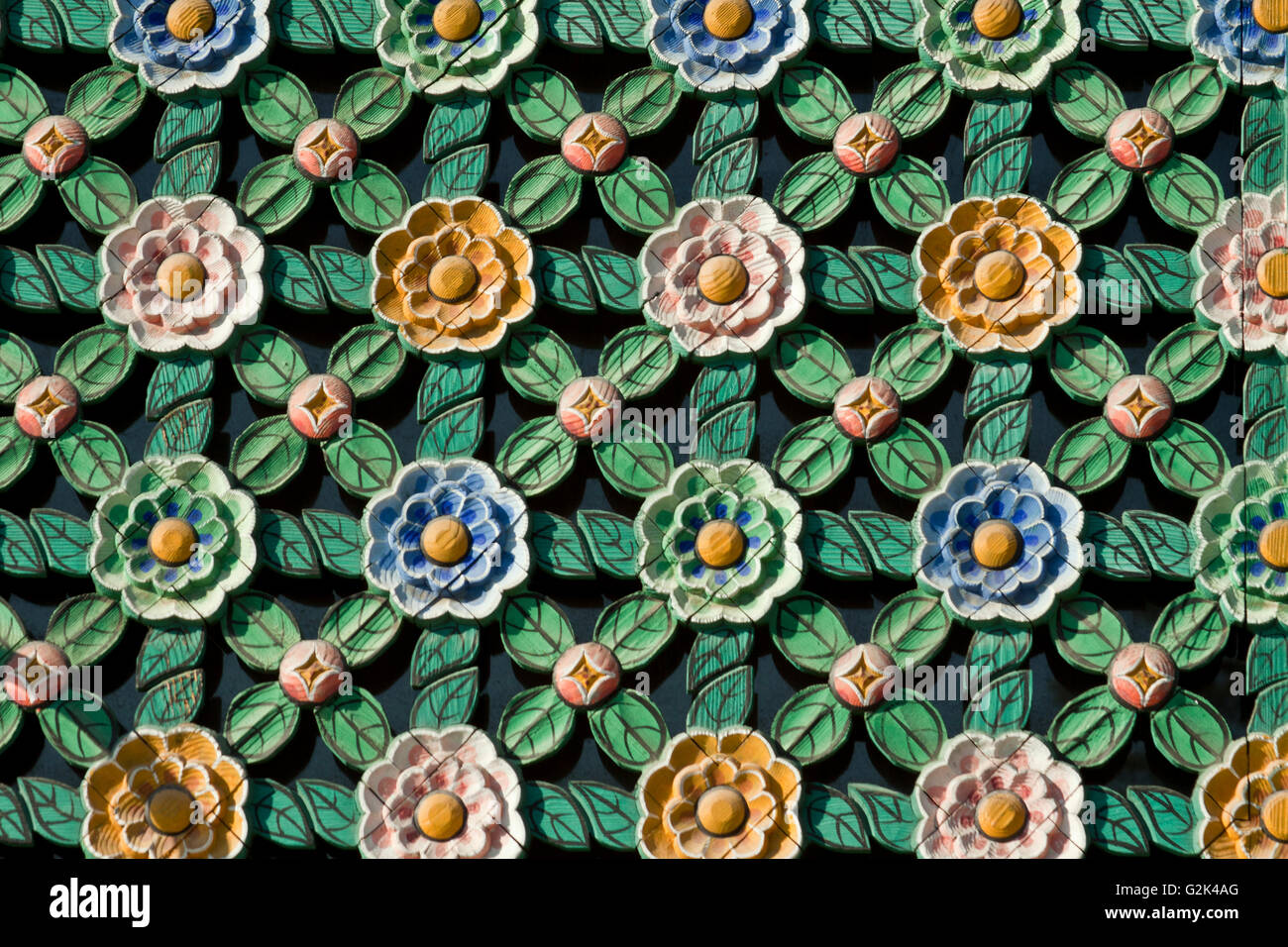 Traditional Korean window frame Stock Photo - Alamy