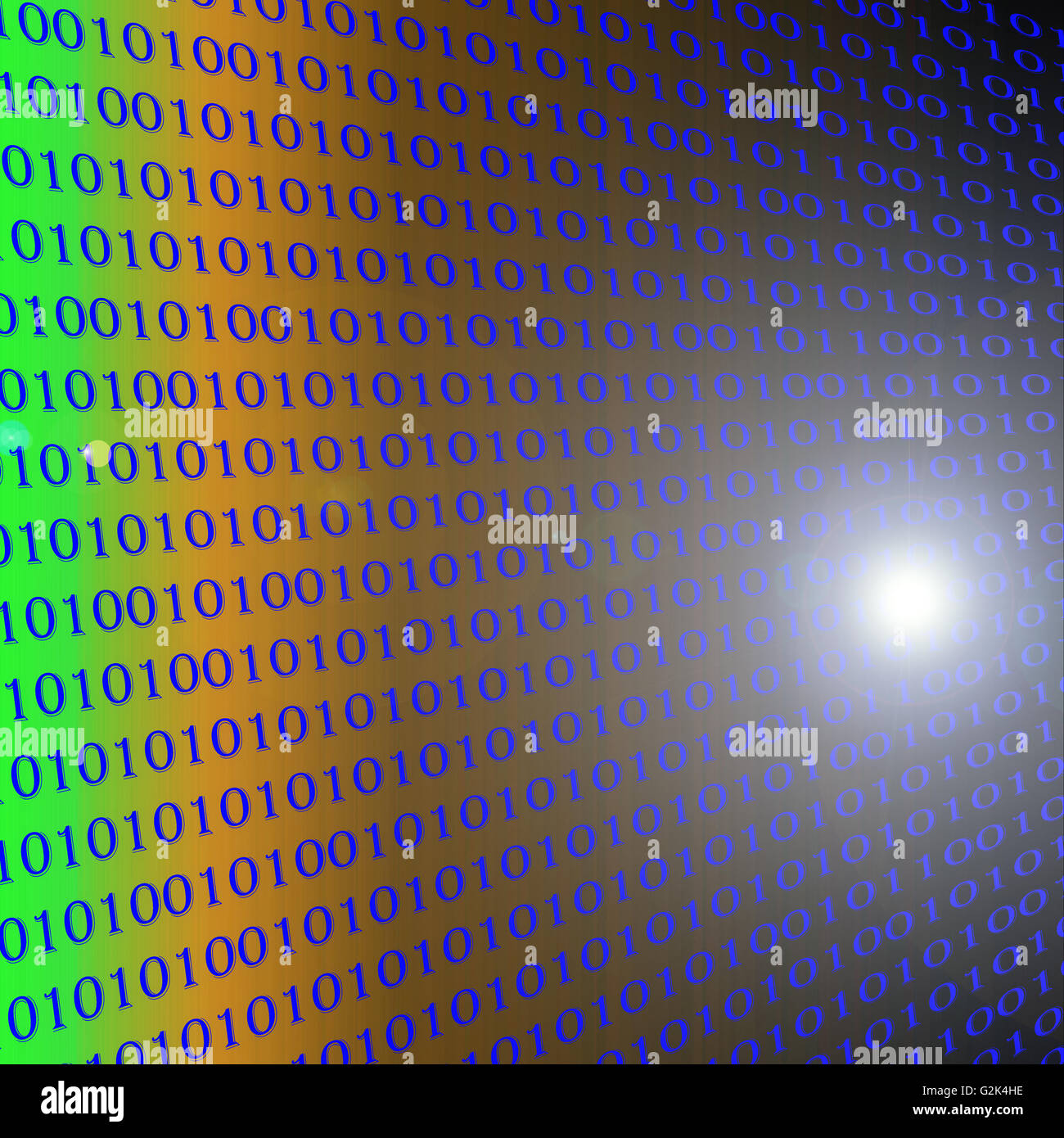 Abstract coloring deep sea gradients background with visual lens flare ...