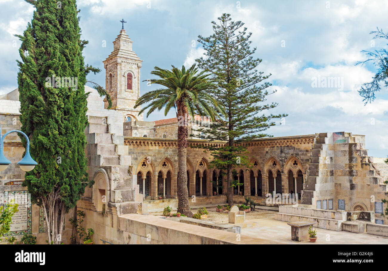 Church of the Pater Noster, Mount of Olives, Jerusalem, Israel Stock ...