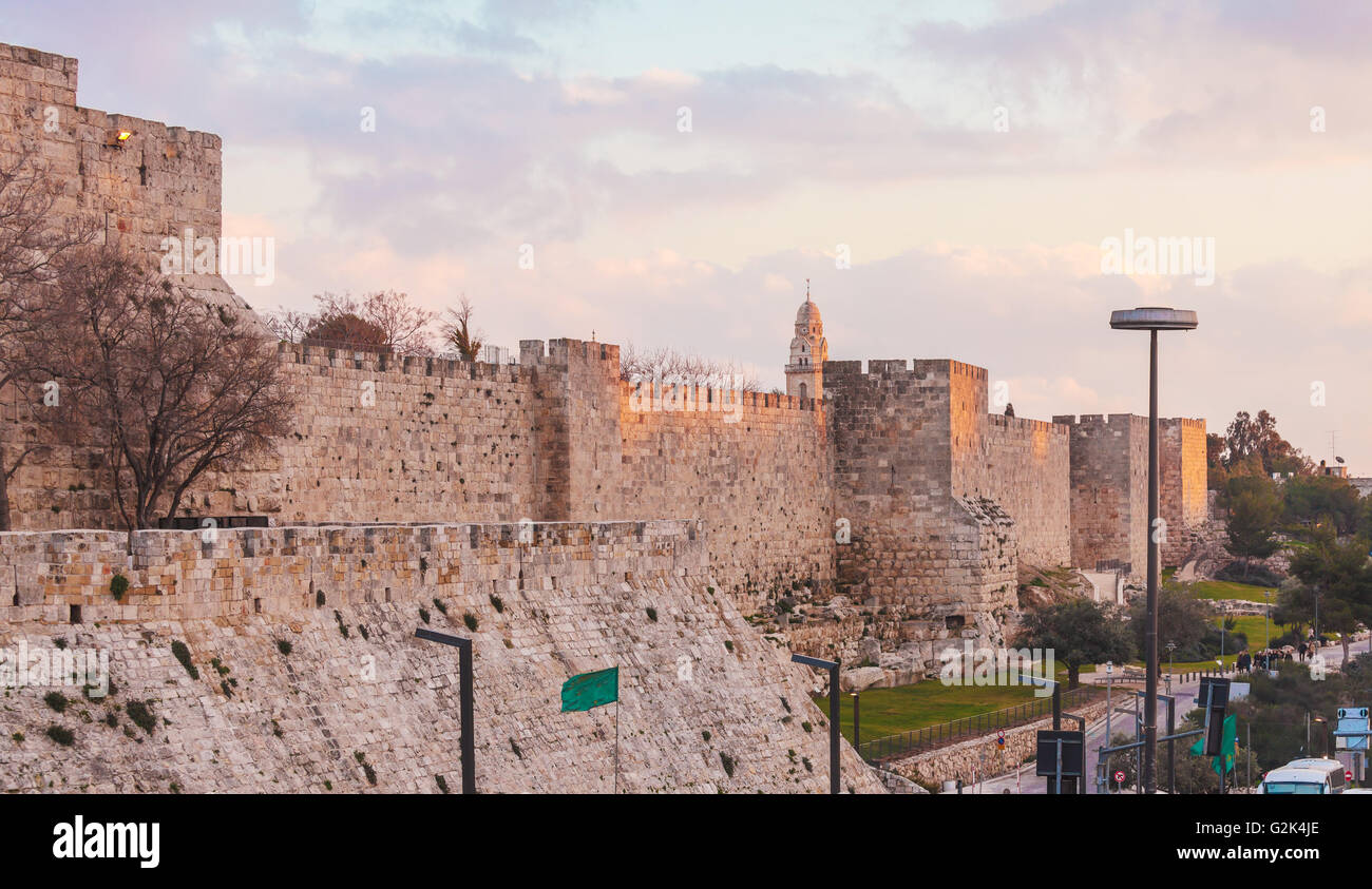 Ancient Citadel inside Old City, Jerusalem, Israel Stock Photo - Alamy