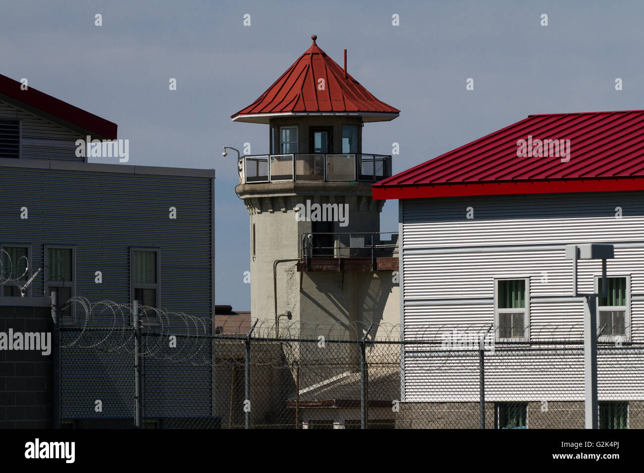 A view from inside the Collins Bay penitentiary in Kingston Ont., on ...