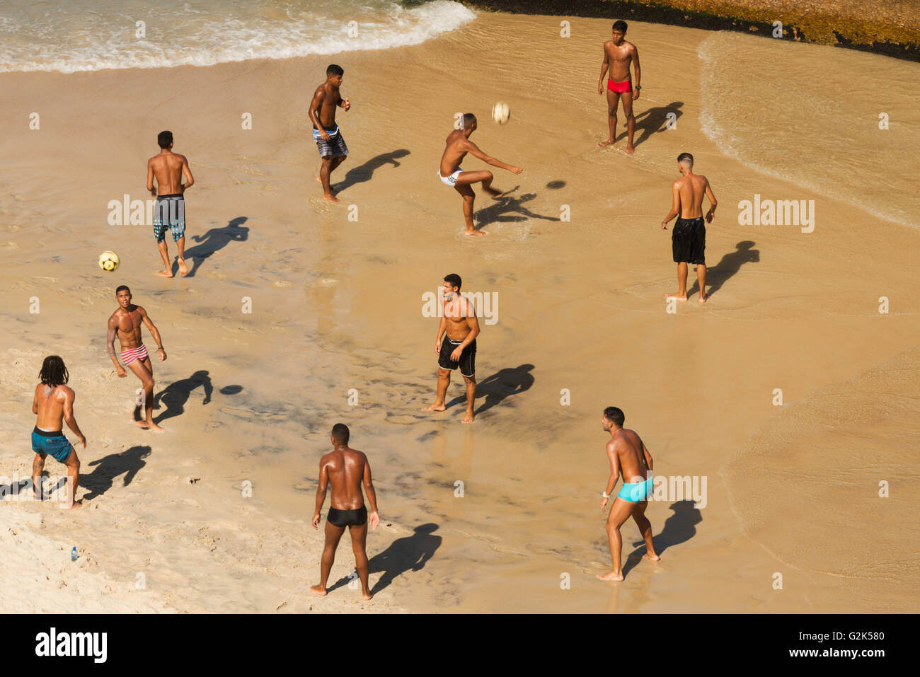 Football beach rio hi-res stock photography and images - Alamy