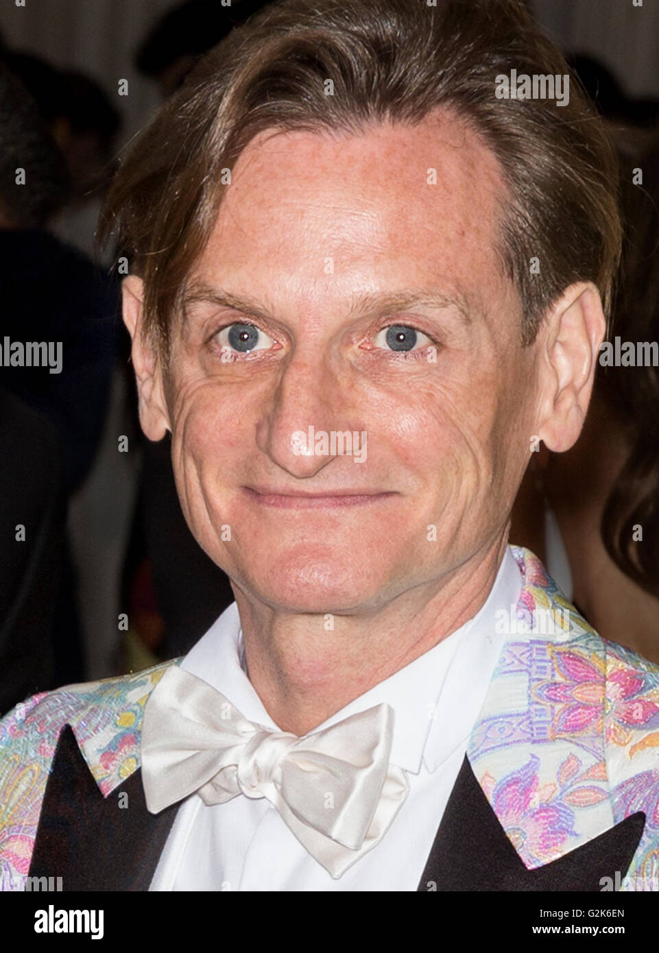 New York City, USA - May 2, 2016: Hamish Bowles attends the 2016 Met ...