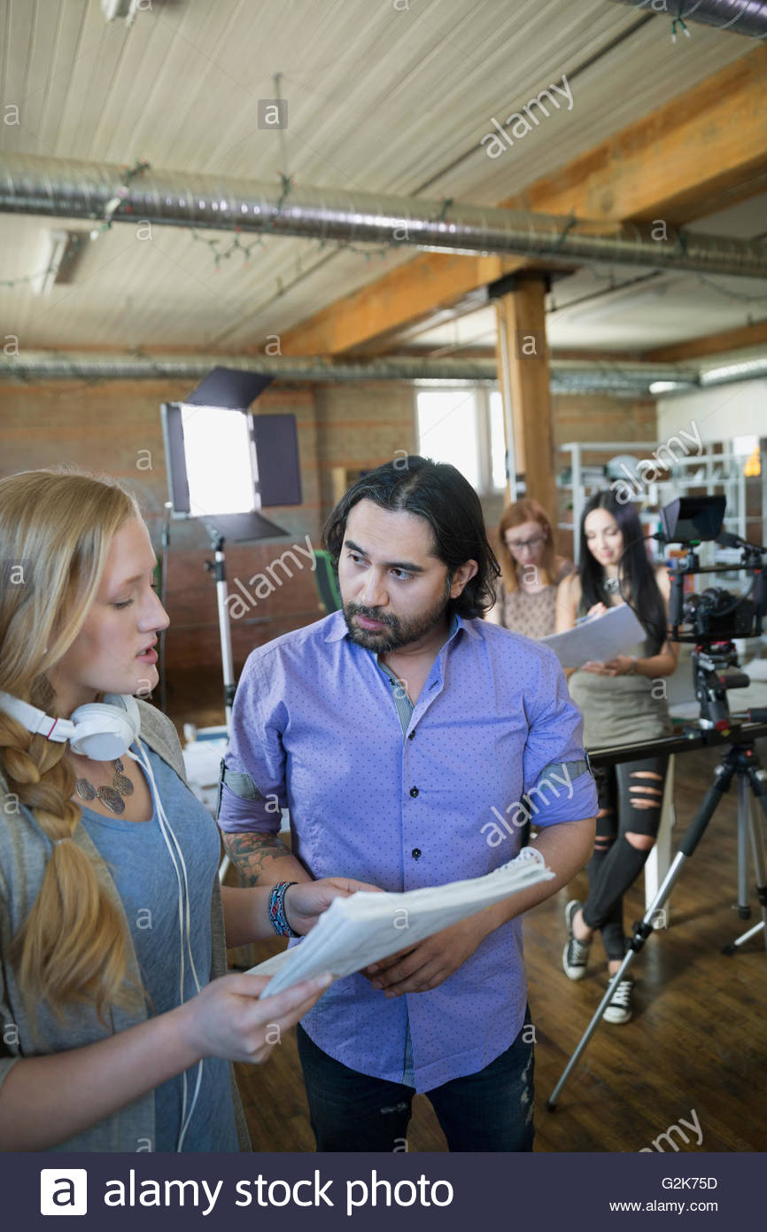 Film people hi-res stock photography and images - Alamy