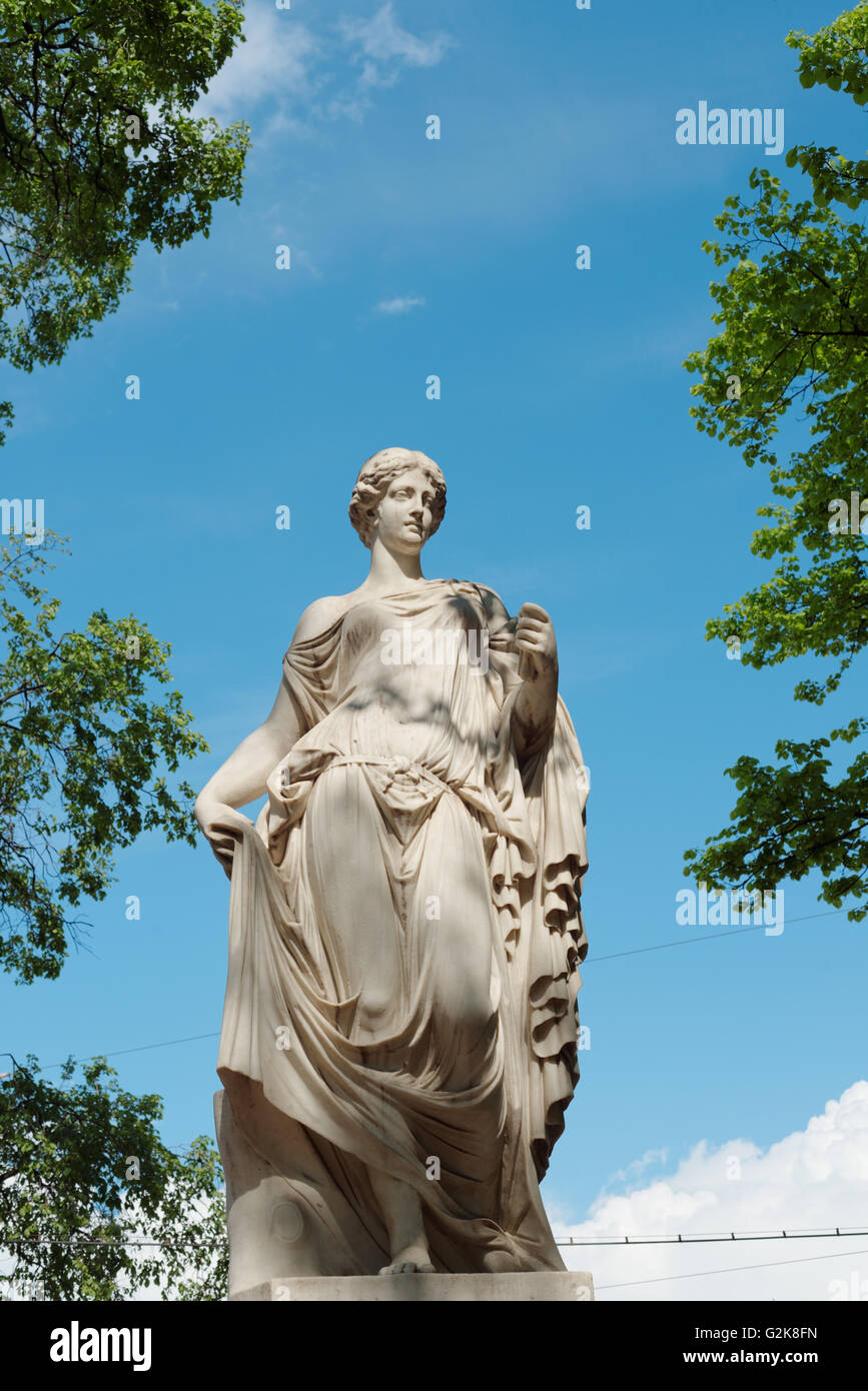 Sculpture The Farnese Flora in the Alexander Garden, St. Petersburg ...