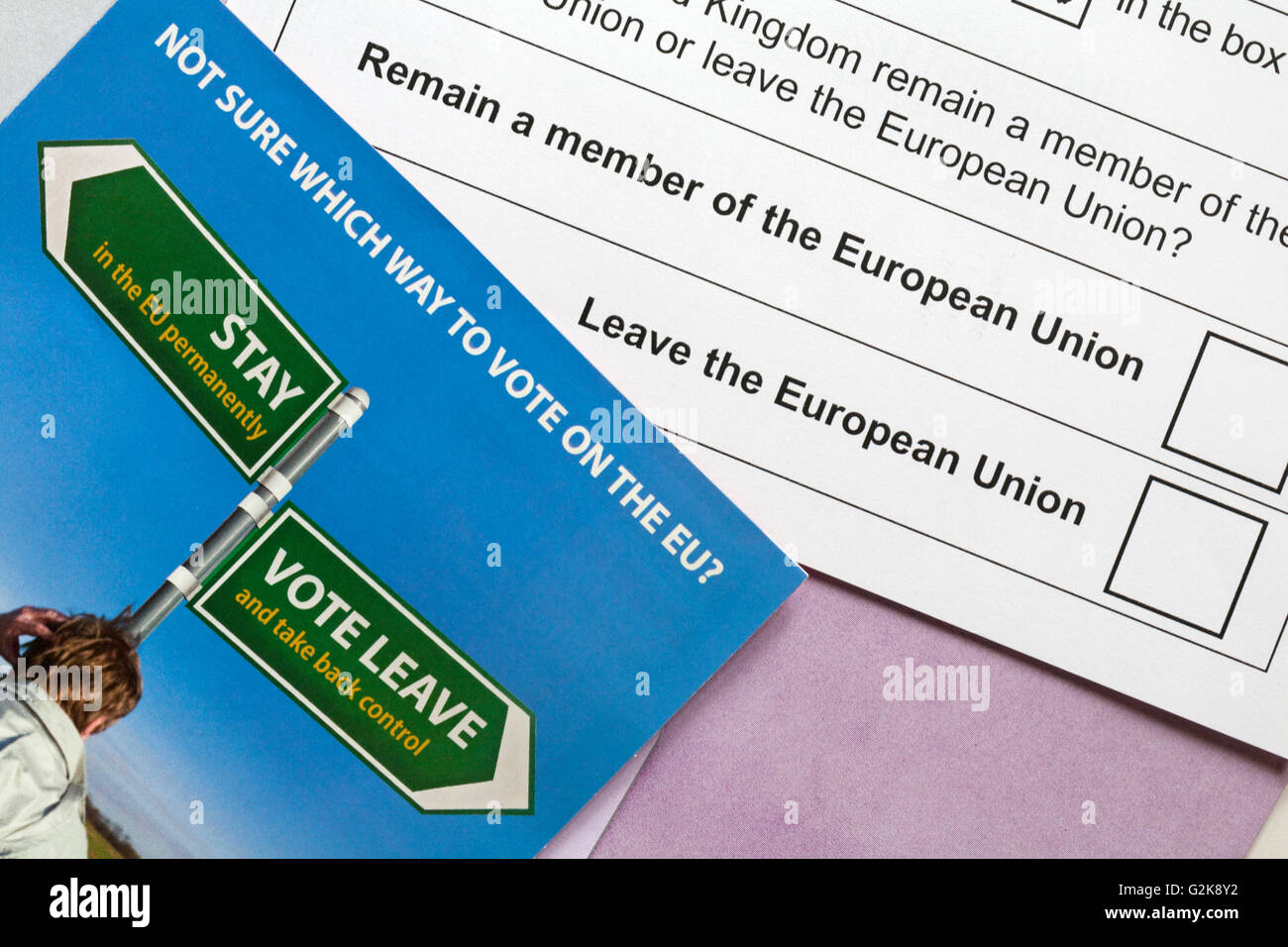 Postal voting card details of Referendum on the United Kingdom's ...