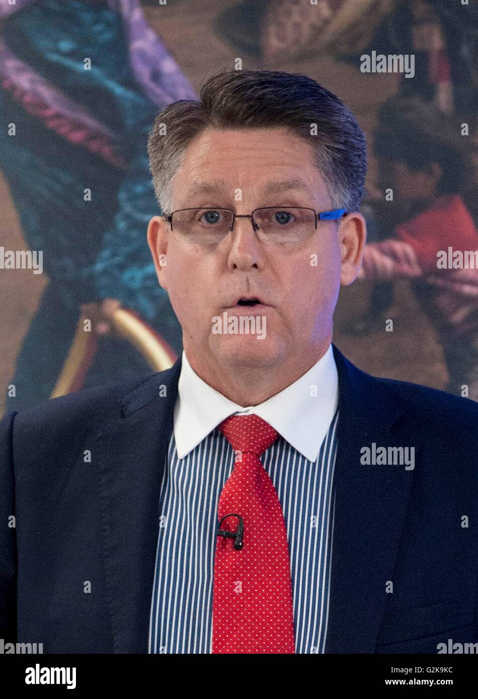 Kevin Hyland, UK anti-slavery commissioner, speaks at the Global ...