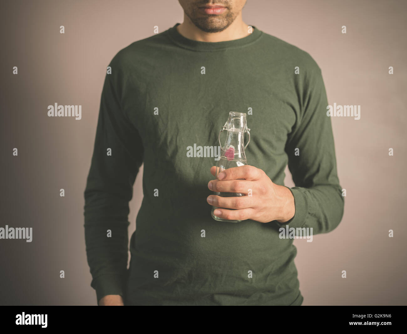 Bottle top man hi-res stock photography and images - Alamy