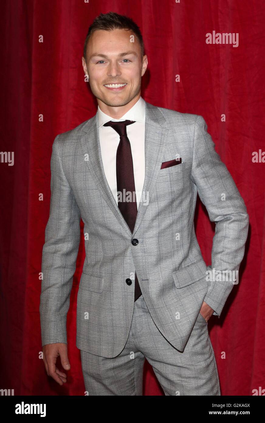 London, UK. Andrew Hayden-Smith at The British Soap Awards 2016 held at ...