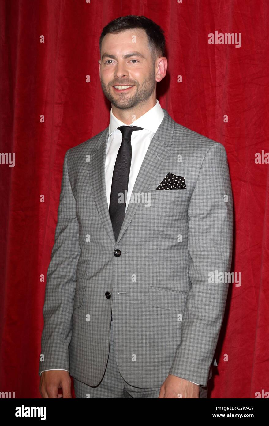 London, UK. Cameron Moore at The British Soap Awards 2016 held at the ...