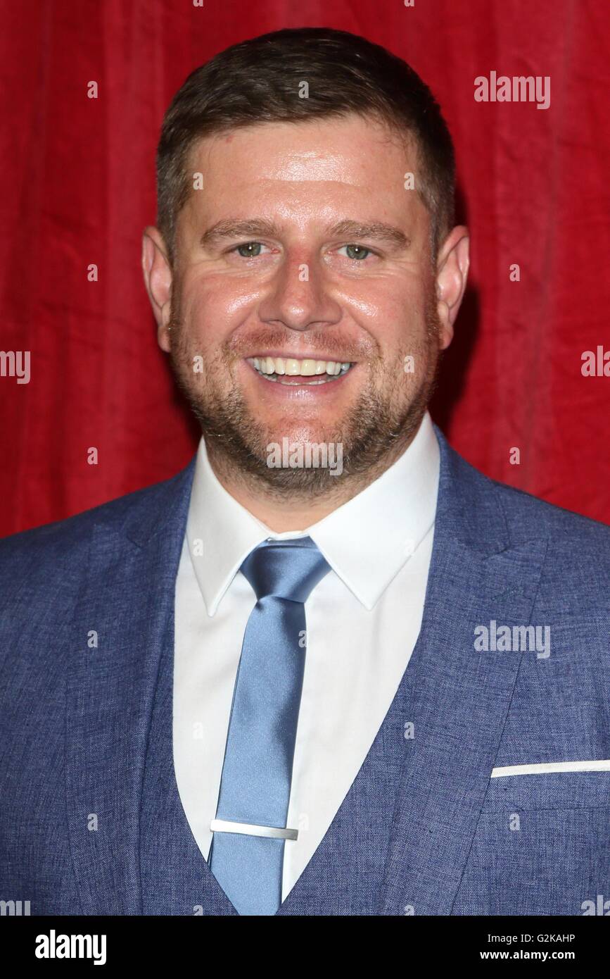 London, UK. Kai Owen at The British Soap Awards 2016 held at the ...