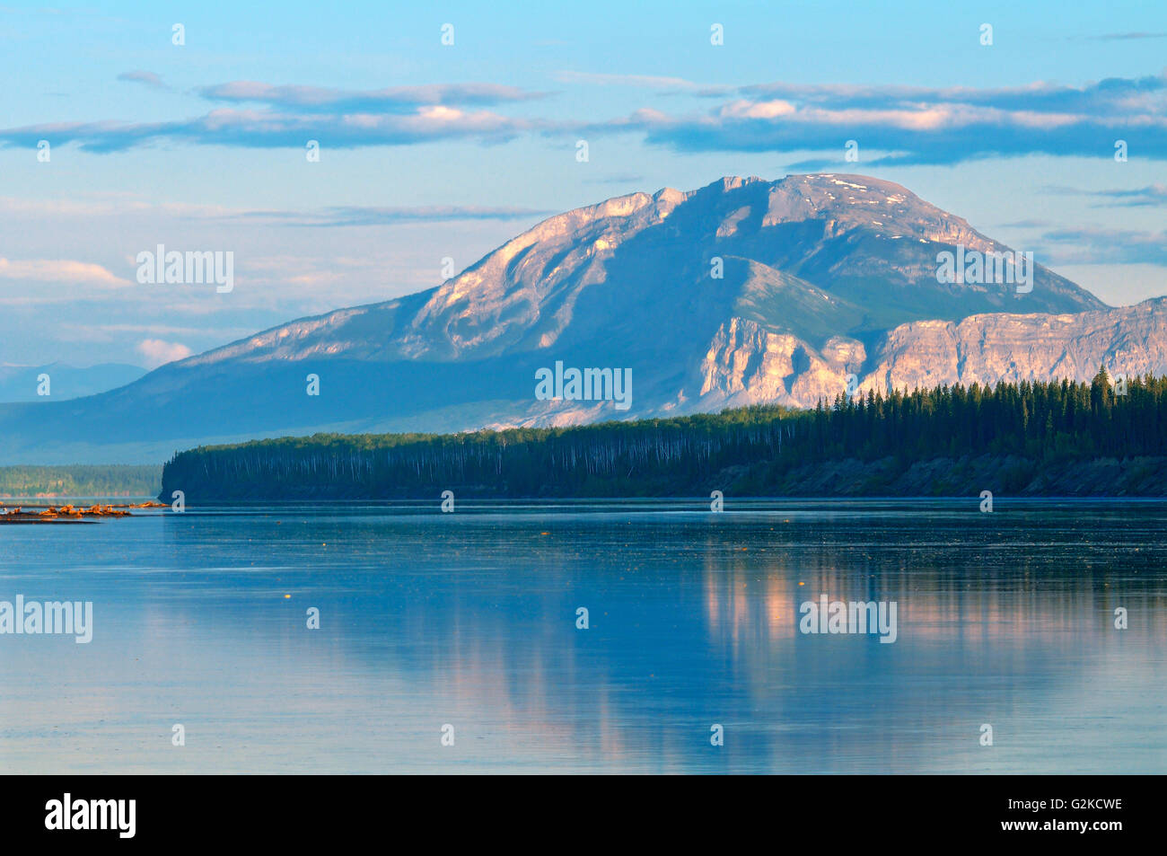 Nahanni Butte and Liard River Liard Highway Northwest Territories ...