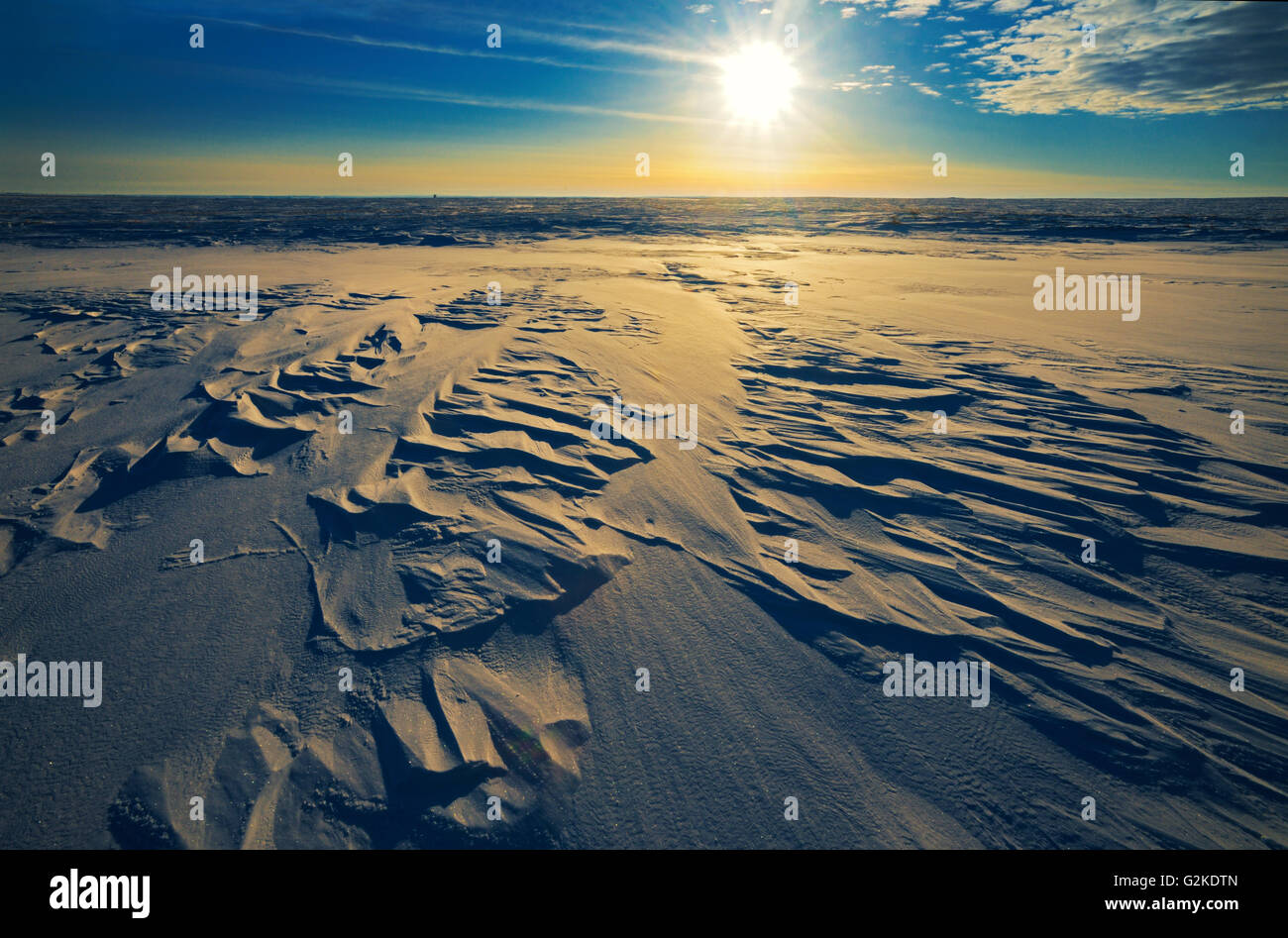 Saskatchewan winter sunset hi-res stock photography and images - Alamy