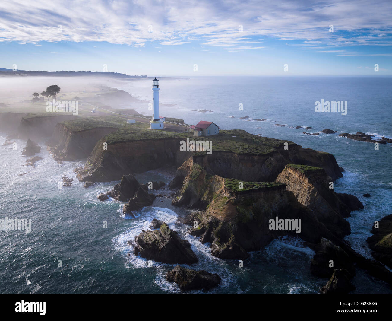 Point arena lighthouse, view hi-res stock photography and images - Alamy