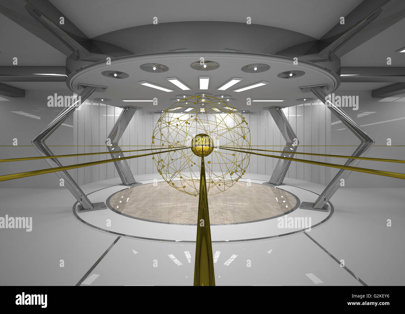 Futuristic network, 3D Rendering Stock Photo - Alamy