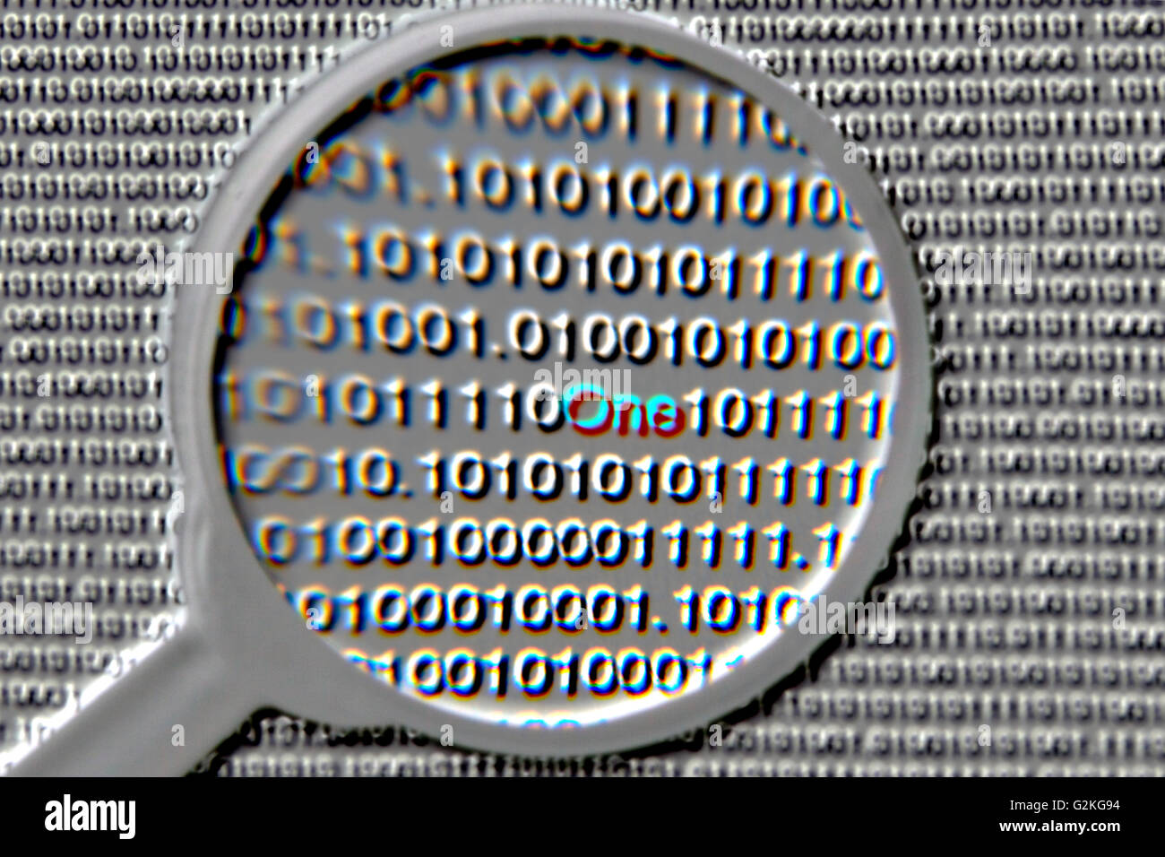 Red magnifying glass hi-res stock photography and images - Alamy