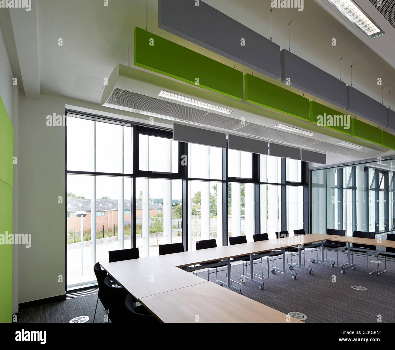 First floor meeting room with window wall. Keynsham Custody Suite and ...