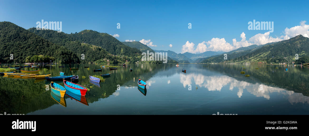 Lake view pokhara hi-res stock photography and images - Alamy