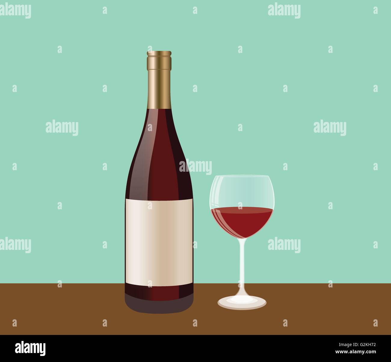 Restaurant on top table Stock Vector Images - Alamy