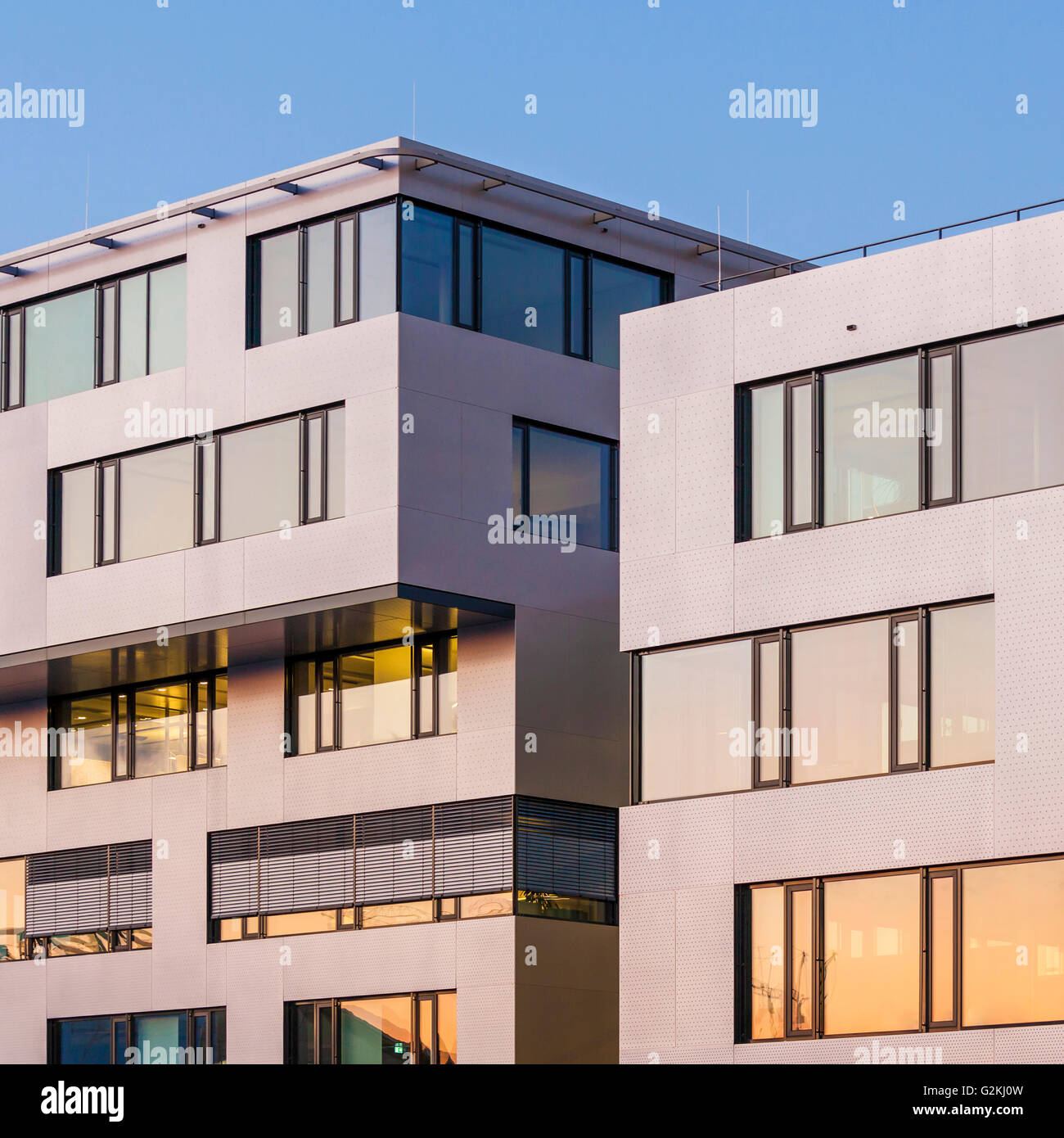 Germany, Leinfelden-Echterdingen, view to modern office buildings Stock ...