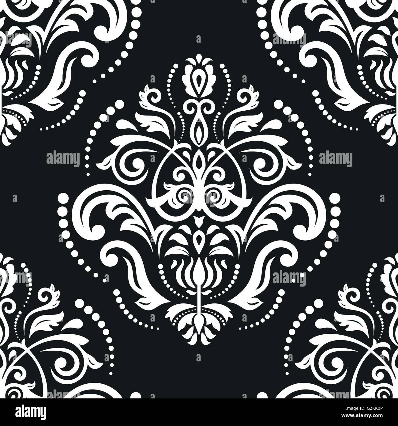 Seamless Vector Wallpaper in the Style of Baroque Stock Vector Image & Art - Alamy