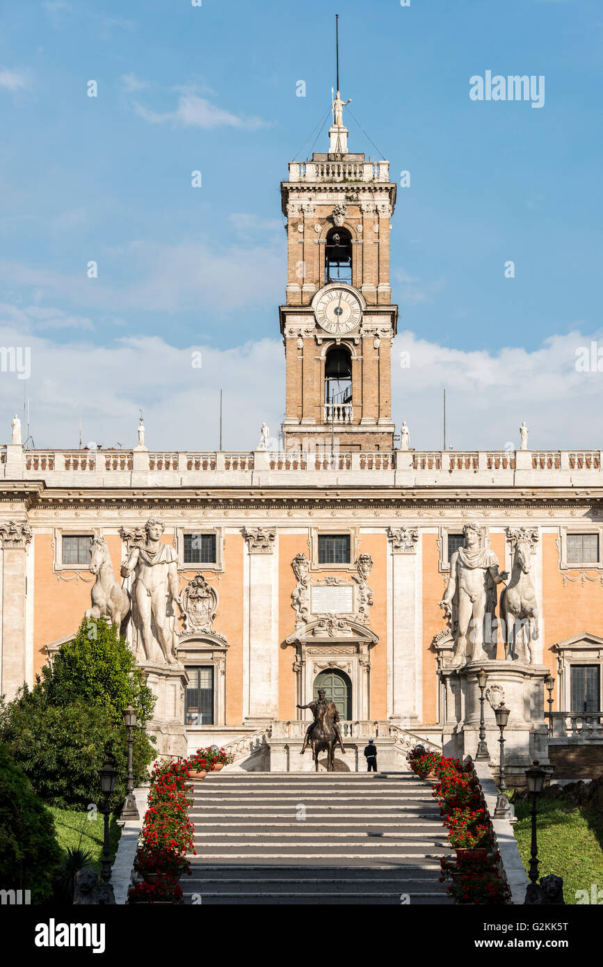 Palazzo senatorio tower hi-res stock photography and images - Alamy