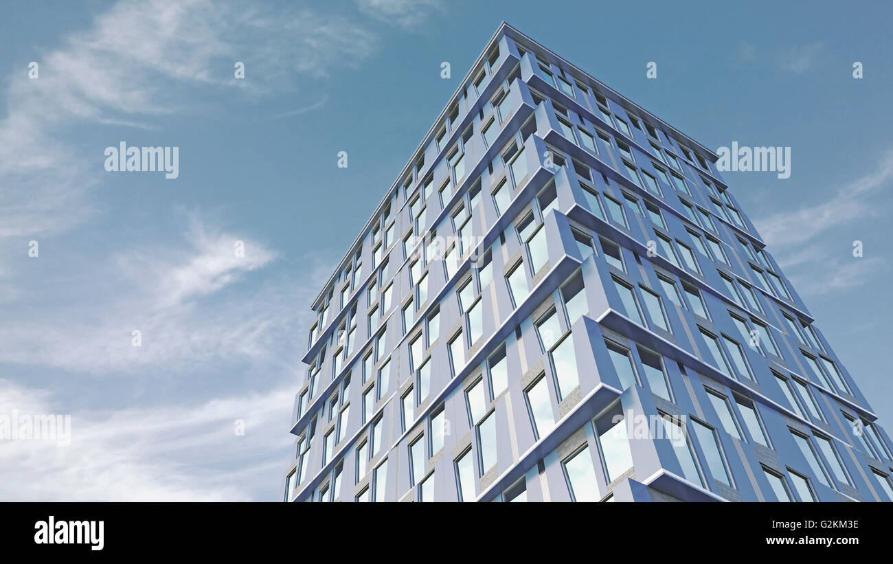 Residential building 3d hi-res stock photography and images - Alamy