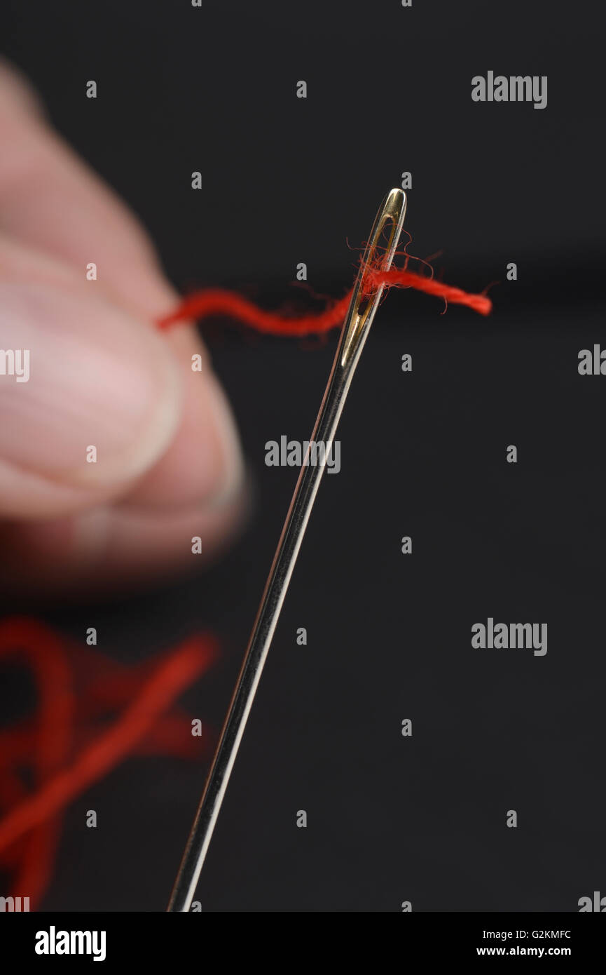 Needles eye hi-res stock photography and images - Alamy