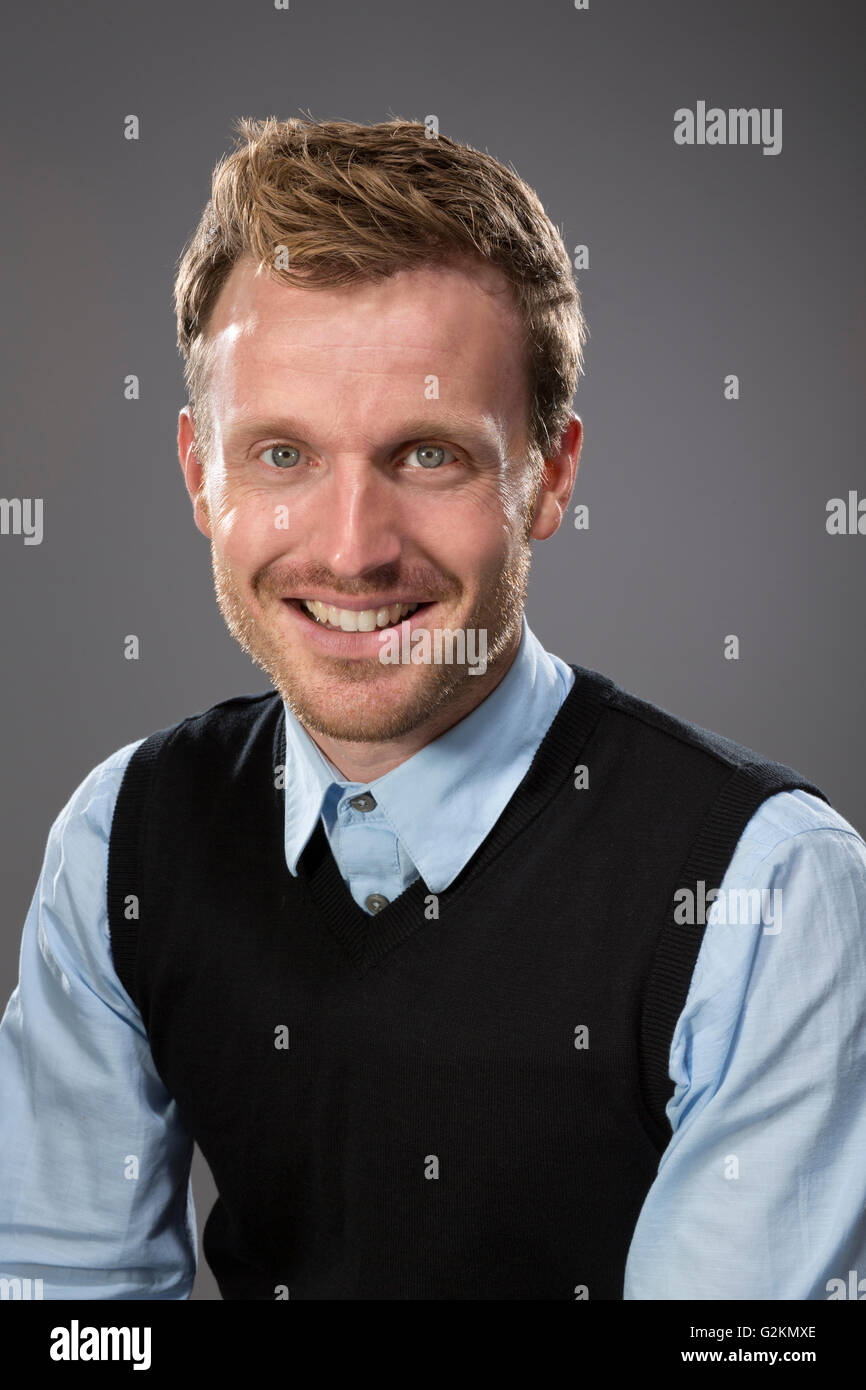 Portrait of smiling man Stock Photo - Alamy
