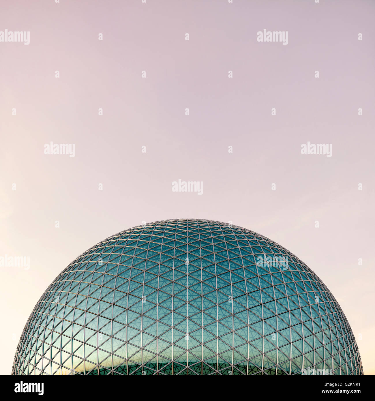 Glass dome, 3D Rendering Stock Photo - Alamy