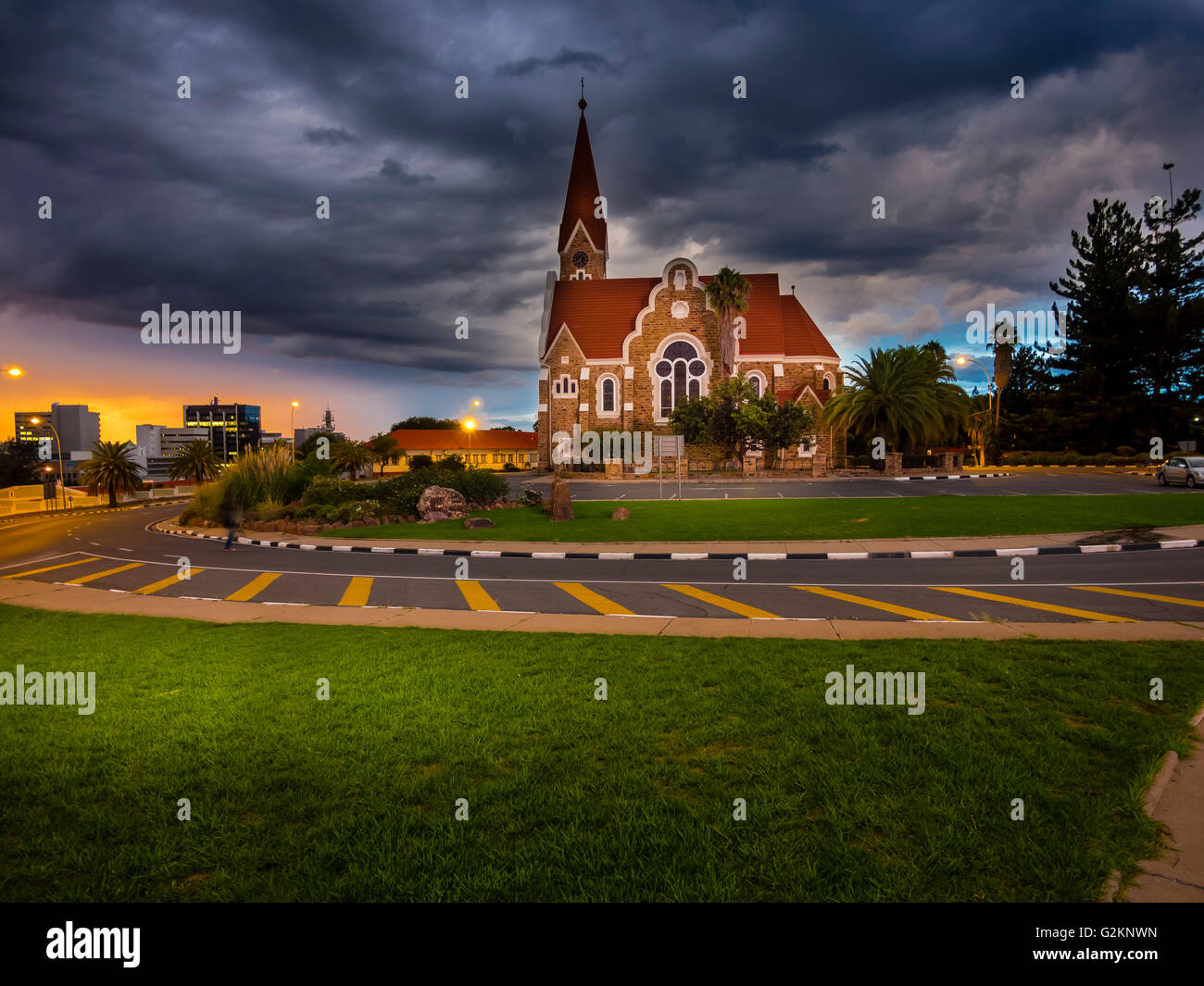 Namibia, Windhoek, Christ church, national monument Stock Photo - Alamy