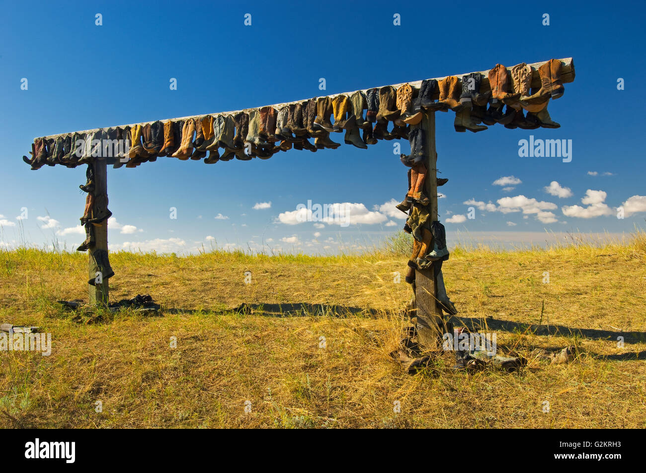 Hung up boots hi-res stock photography and images - Alamy