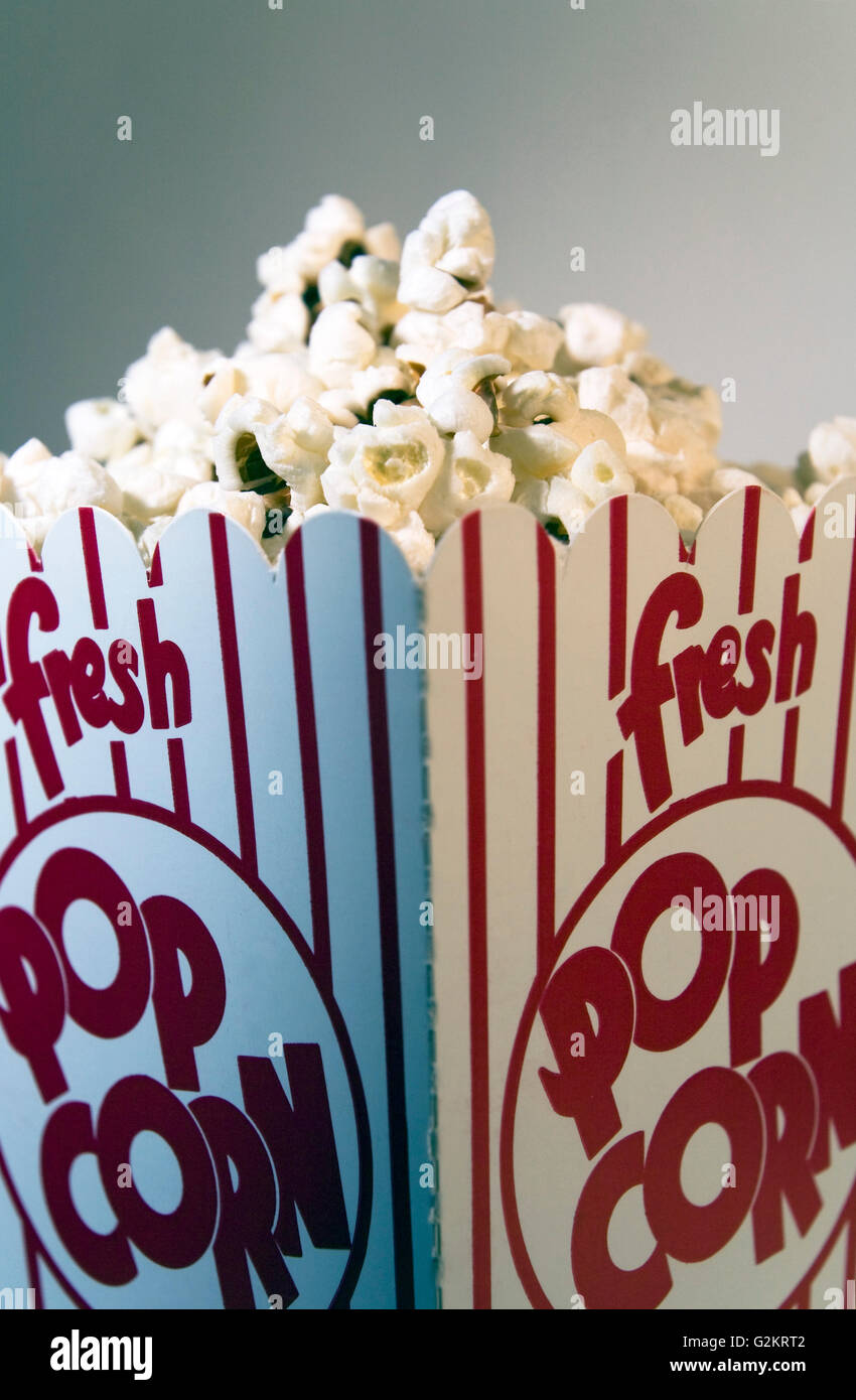 Fresh Pop Corn Container Stock Photo - Alamy