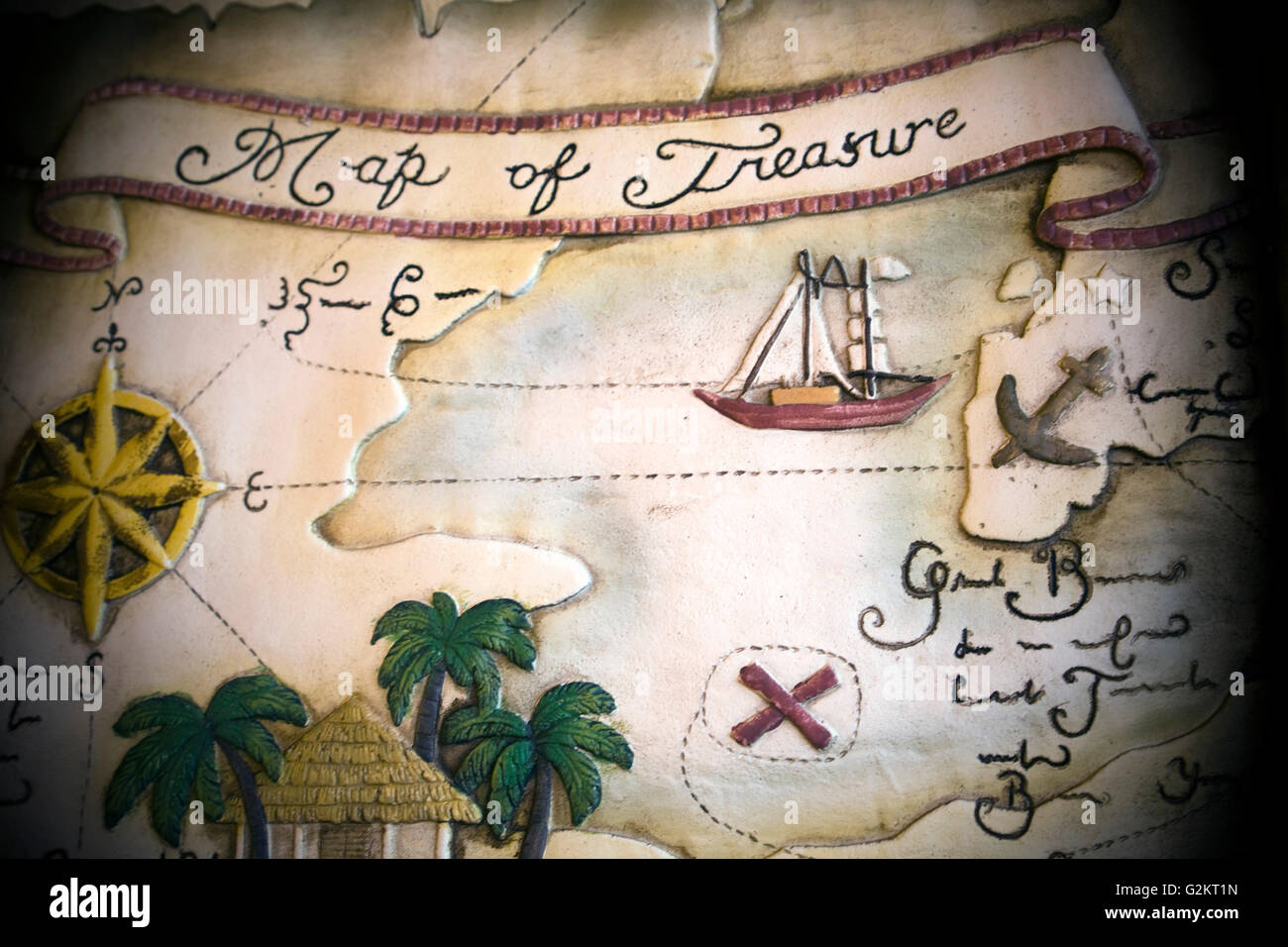 Treasure map hi-res stock photography and images - Alamy
