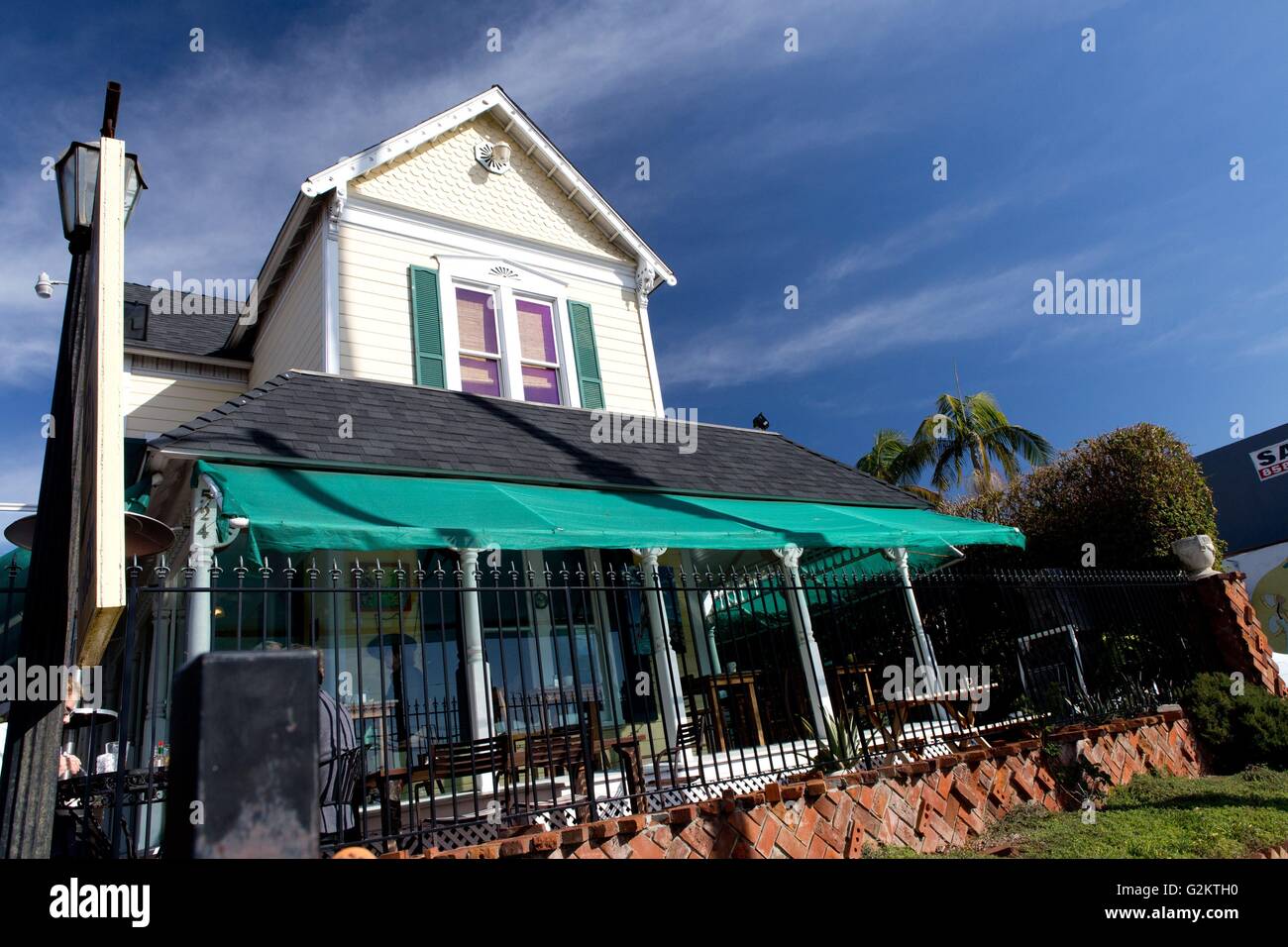 Hill Street Cafe and Gallery in the Weitzel House, a restored Victorian ...