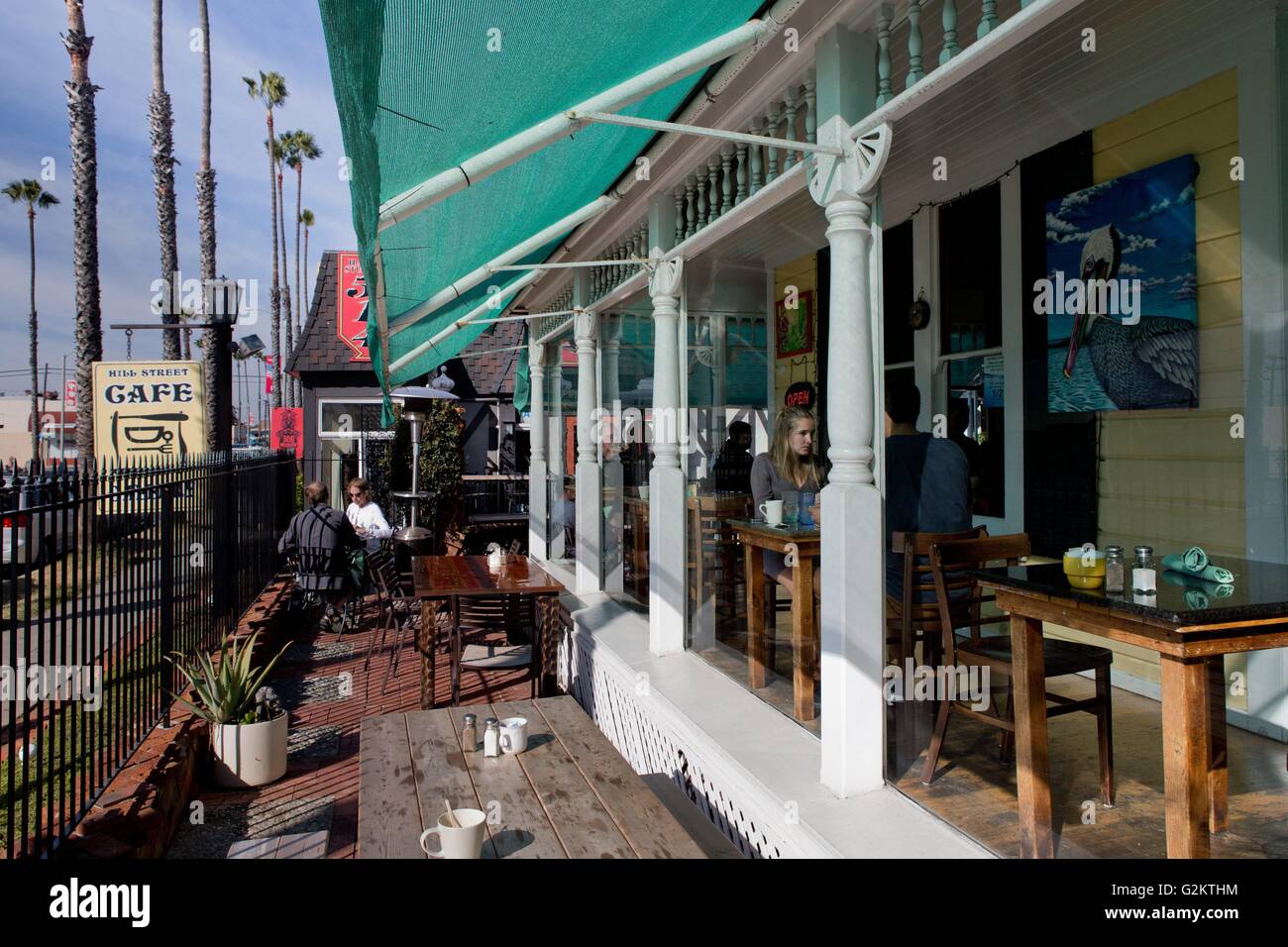 Hill Street Cafe and Gallery in the Weitzel House, a restored Victorian ...