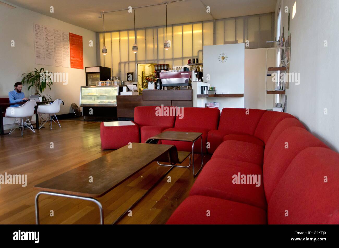 Cafe Influx in Golden Hill with minimalist design, in April 2016 ...